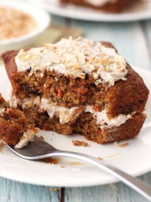 Toaster Oven Carrot Cake (Small Cake For Two)