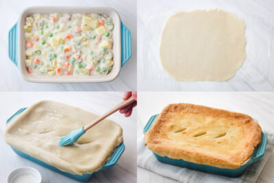 Vegetable Pot Pie For Two