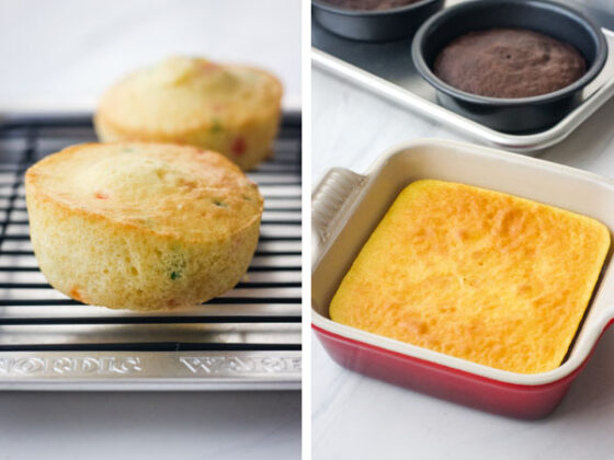 Cake Mix Mini Cakes For Two (Easy Toaster Oven Recipe)