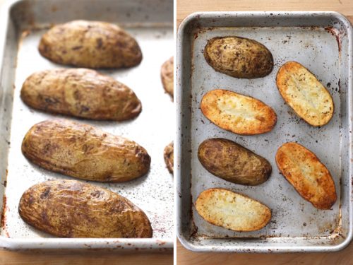 Quick Baked Potatoes (Without Using A Microwave)