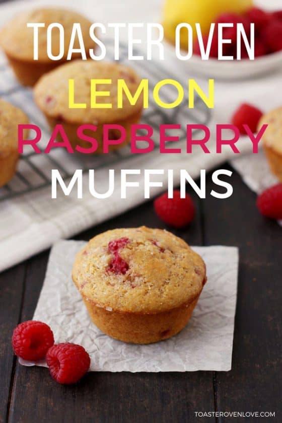 Toaster Oven Raspberry Lemon Corn Muffins