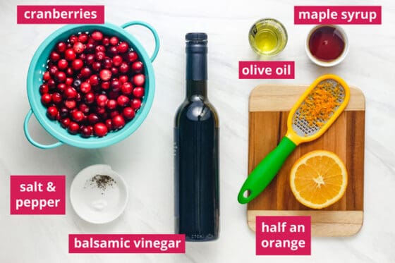 Balsamic Roasted Cranberries