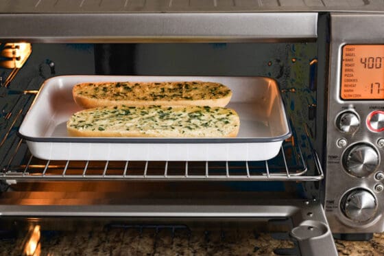 Toaster Oven Garlic Bread
