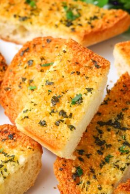 Toaster Oven Garlic Bread