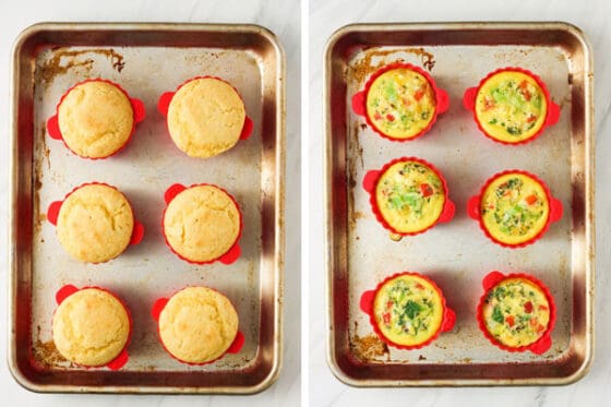 Muffin Tin Frittatas (Easy Toaster Oven Recipe)