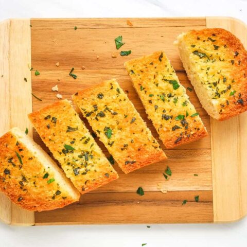 Toaster Oven Garlic Bread