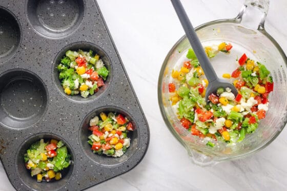 Muffin Tin Frittatas (Easy Toaster Oven Recipe)